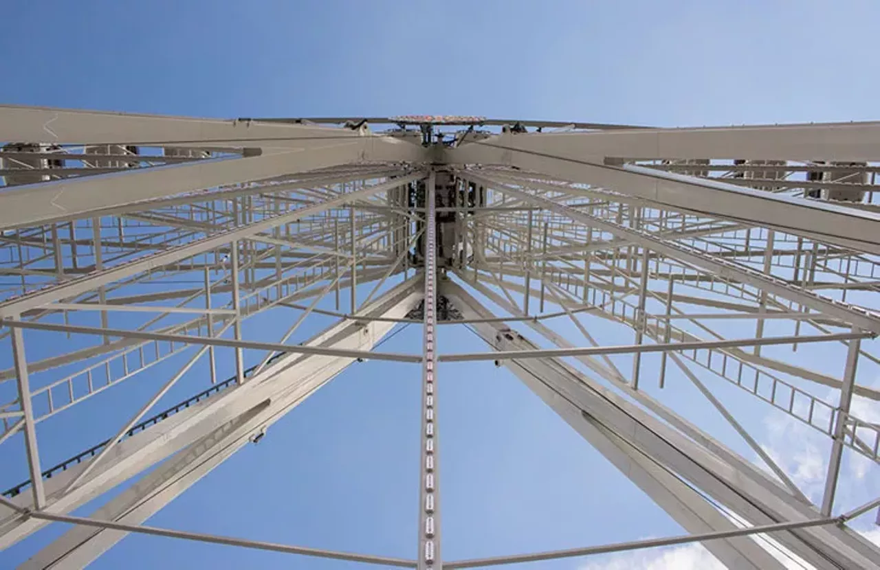 SkyStar, the Cincinnati Riverfront's 15-Story Temporary Ferris Wheel