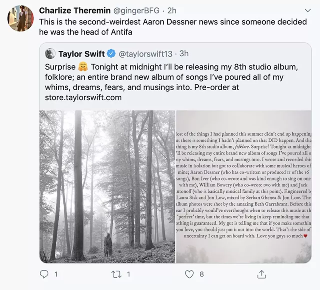 Twitter Reacts to The National's Aaron Dessner Collaborating with ...
