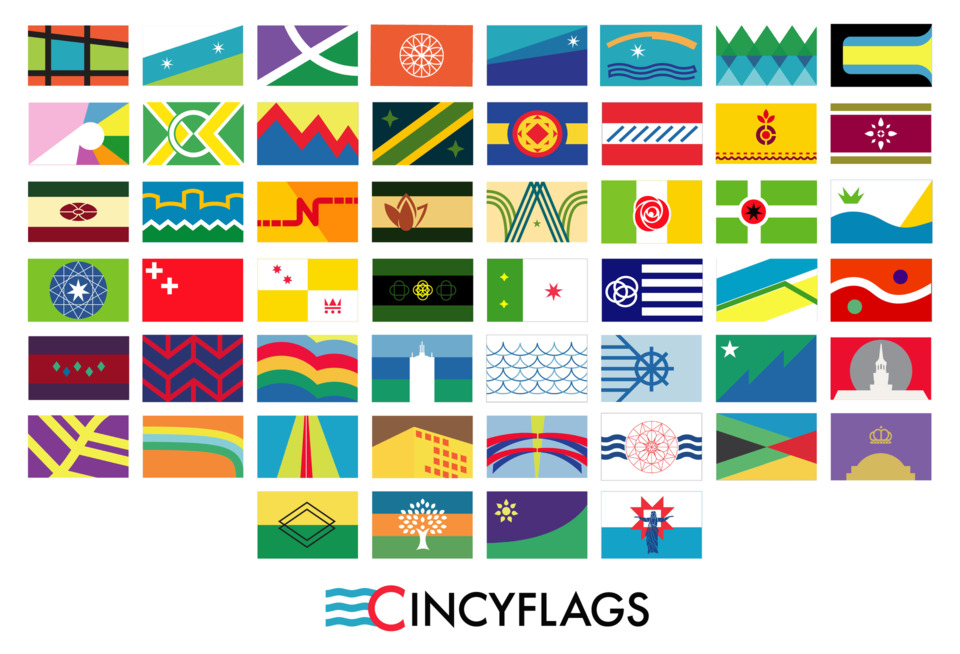 Cincy Flags’s Unveiling Party Premieres Flags for All 52 Cincinnati ...