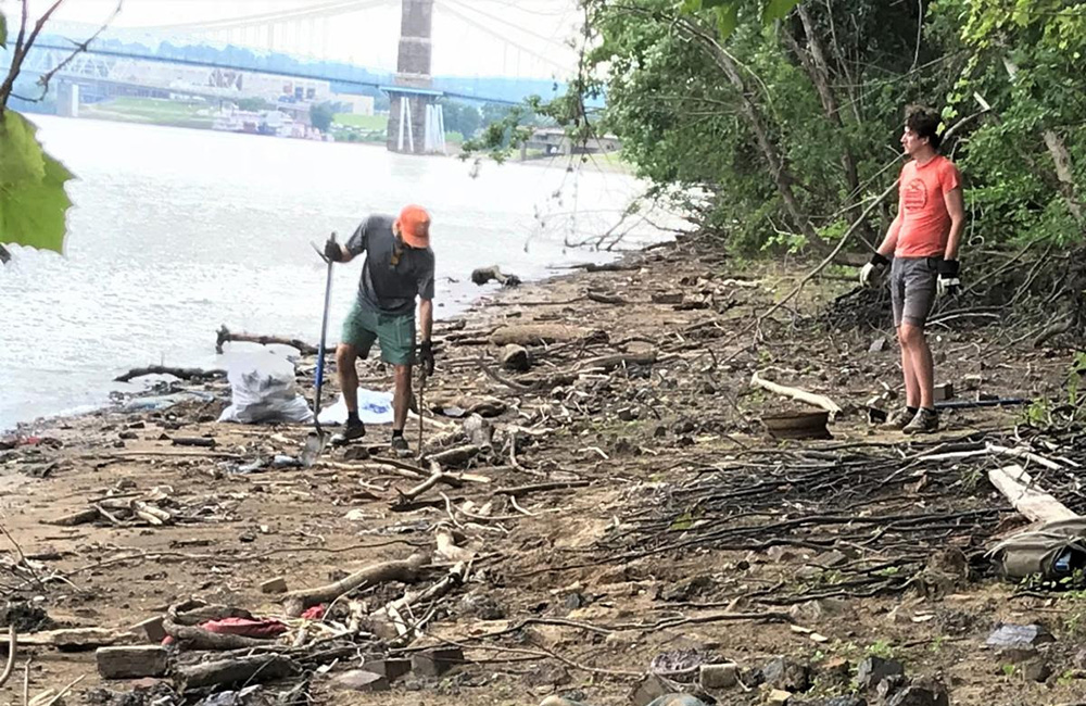 Find Weird Trash, Sense of Accomplishment During Ohio River Sweep Clean-Up