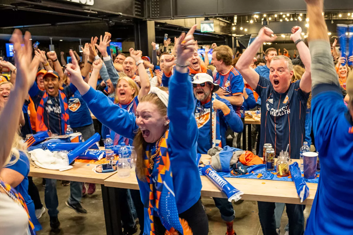 Fans Celebrate FC Cincinnati's First Playoff Victory with Party at TQL ...